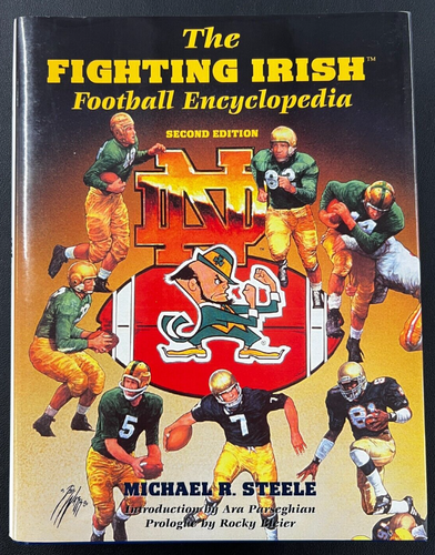 1996 "The Fighting Irish Football Encyclopedia" Book NCAA Notre Dame ...