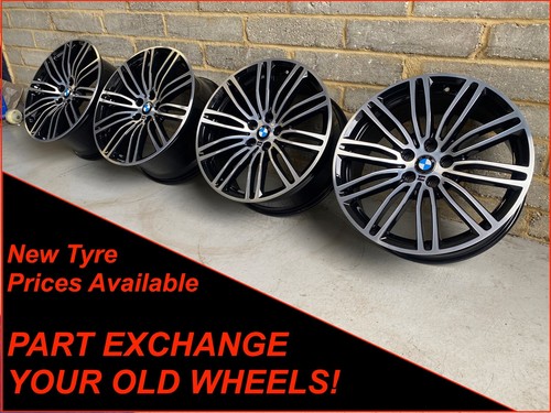 Genuine 19" BMW 5 Series G30 G31 3 4 Series 664M Black Diamond Cut ...
