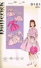 1960s Vintage Butterick Sewing Pattern 9161 Little Girls Shirtwaist ...