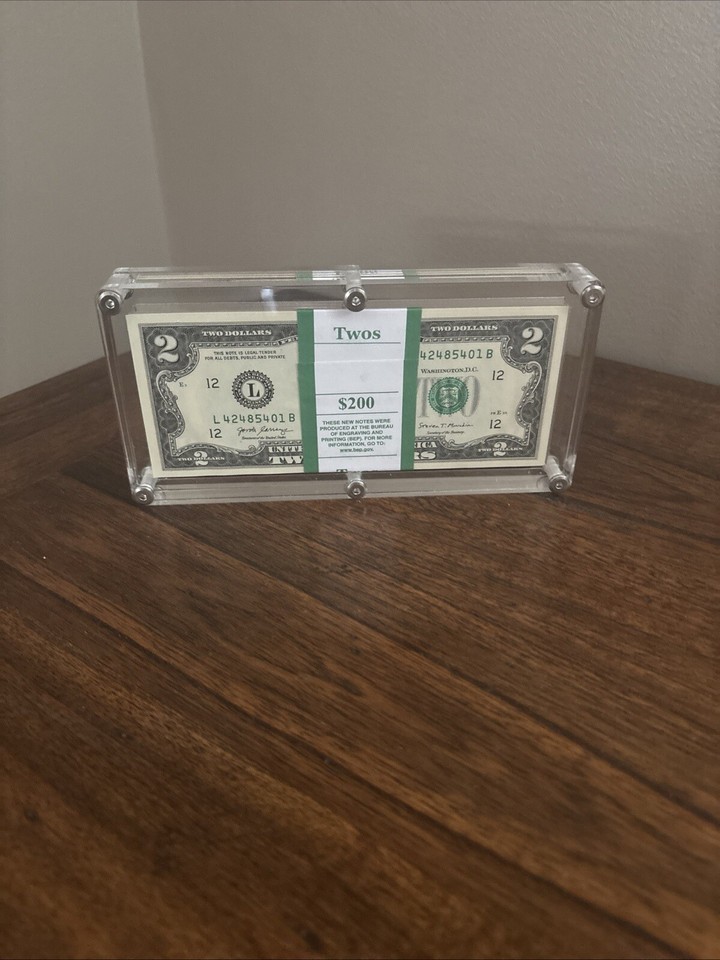 Premium Currency Case – 100 Bill Money Case – US Paper Money BEP Case ...