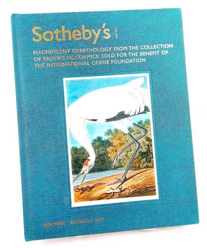 2007 Sotheby's Auction Catalog - Magnificent Ornithology of Brooks ...