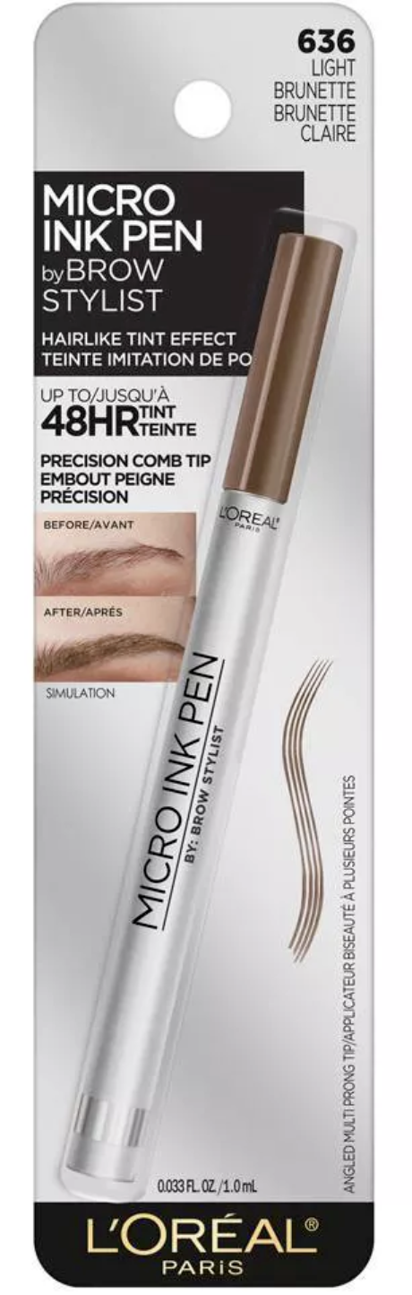 Loreal Micro Ink Pen By Brow Stylist, 636 Light Brunette 71249410462| eBay