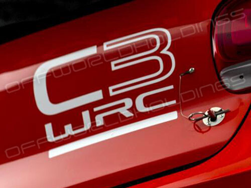 CITROEN C3 WRC sticker decal racing sport FIA Gran Turismo GT | eBay