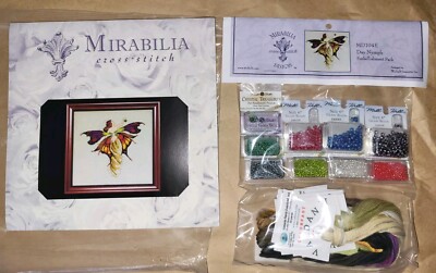 Mirabilia MD104 Day Nymph Chart + Embellishment Pack Valdani Thread ...