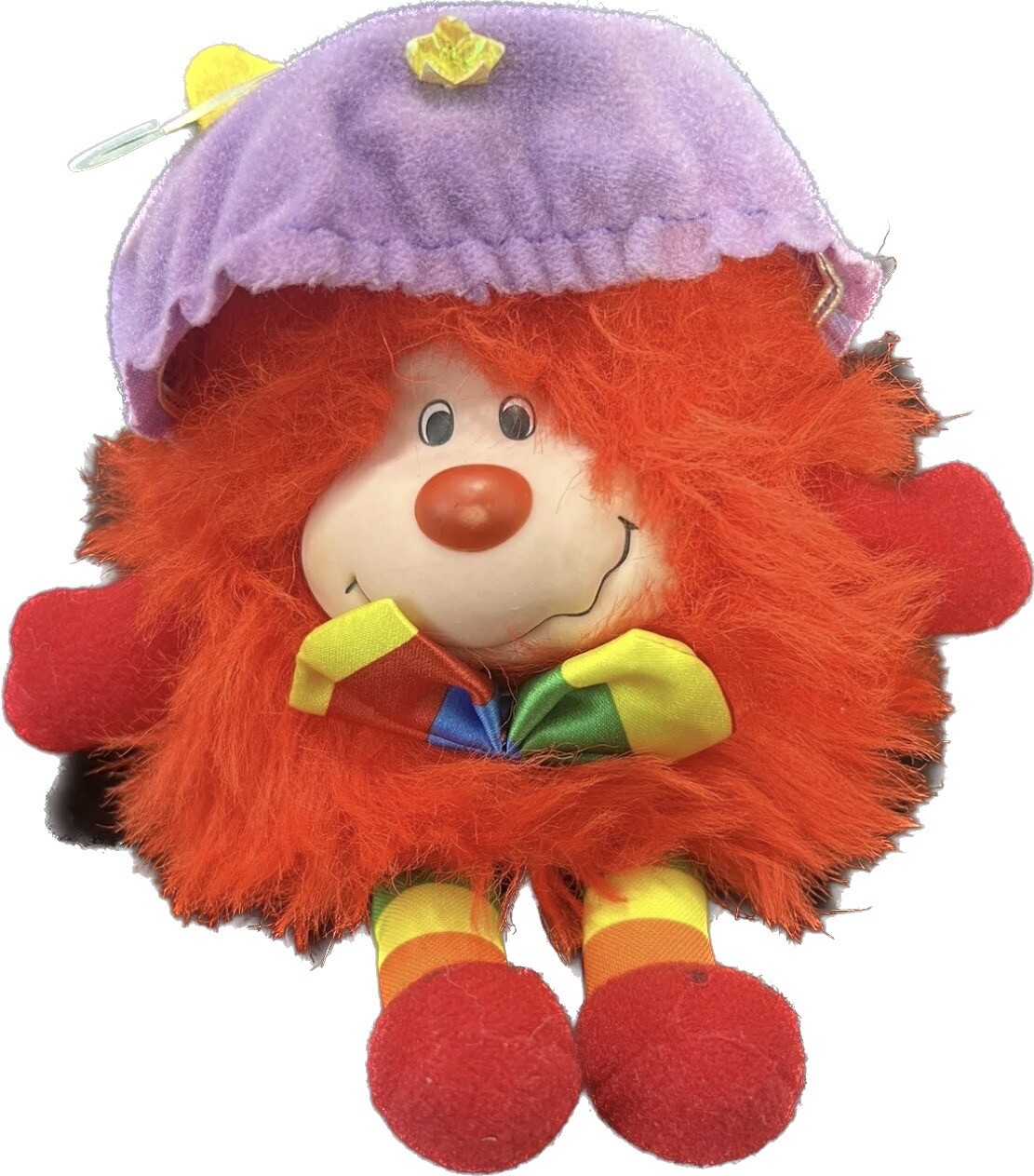 Rainbow Brite Sprite Romeo red purple hat Vintage 83 84 Hallmark Mattel ...