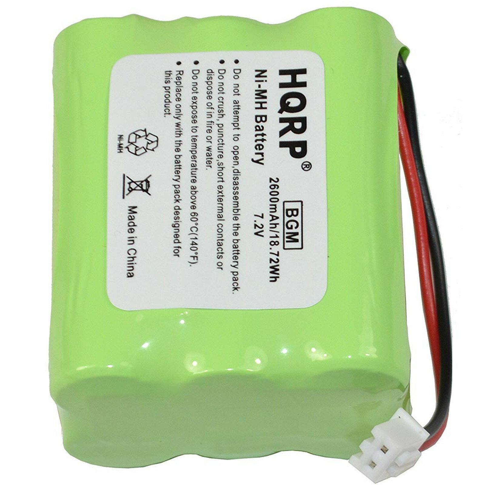 HQRP 7.2V Battery for CPI Panel Security System Alarm 6MR1600AAY4Z ...