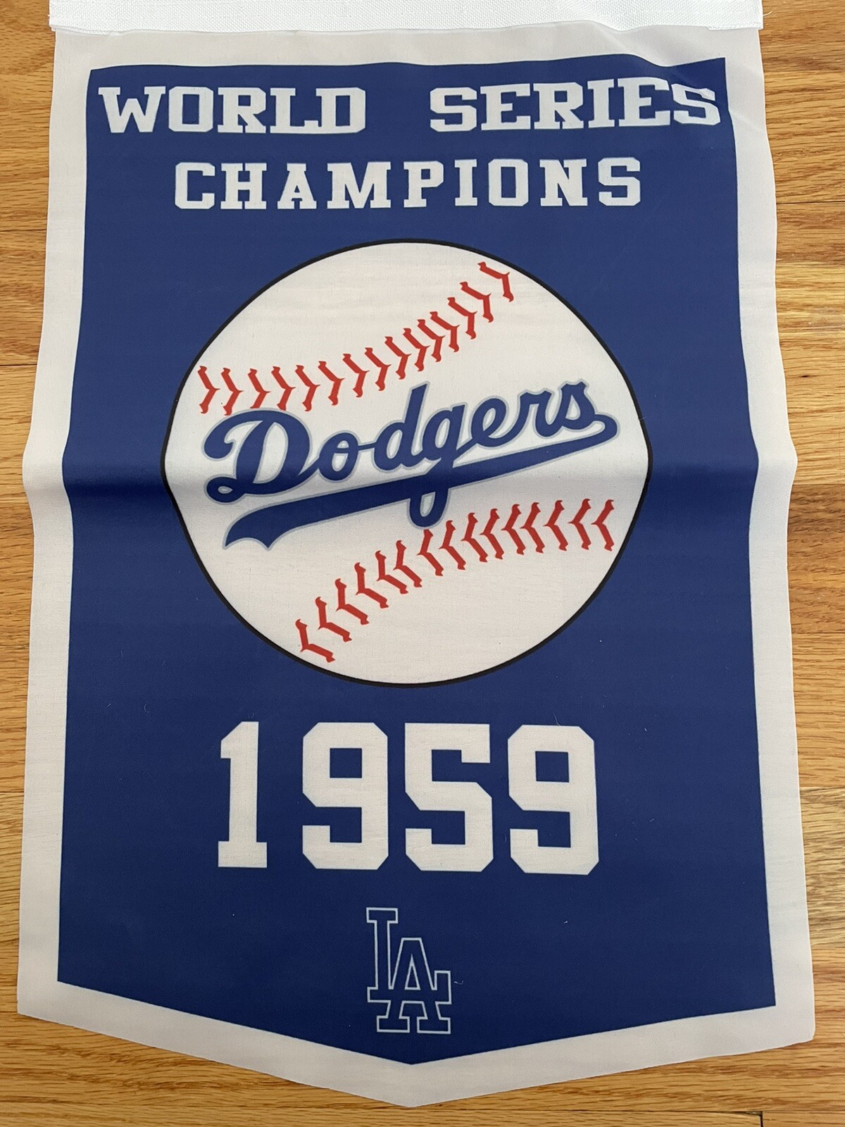 L.A. Dodgers 1959 World Series Champions Banner/Flag 18.5” x 12” | eBay