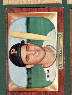 1955 BOWMAN BB #84 GEORGE FREESE/PIRATES EX/EX+ | eBay