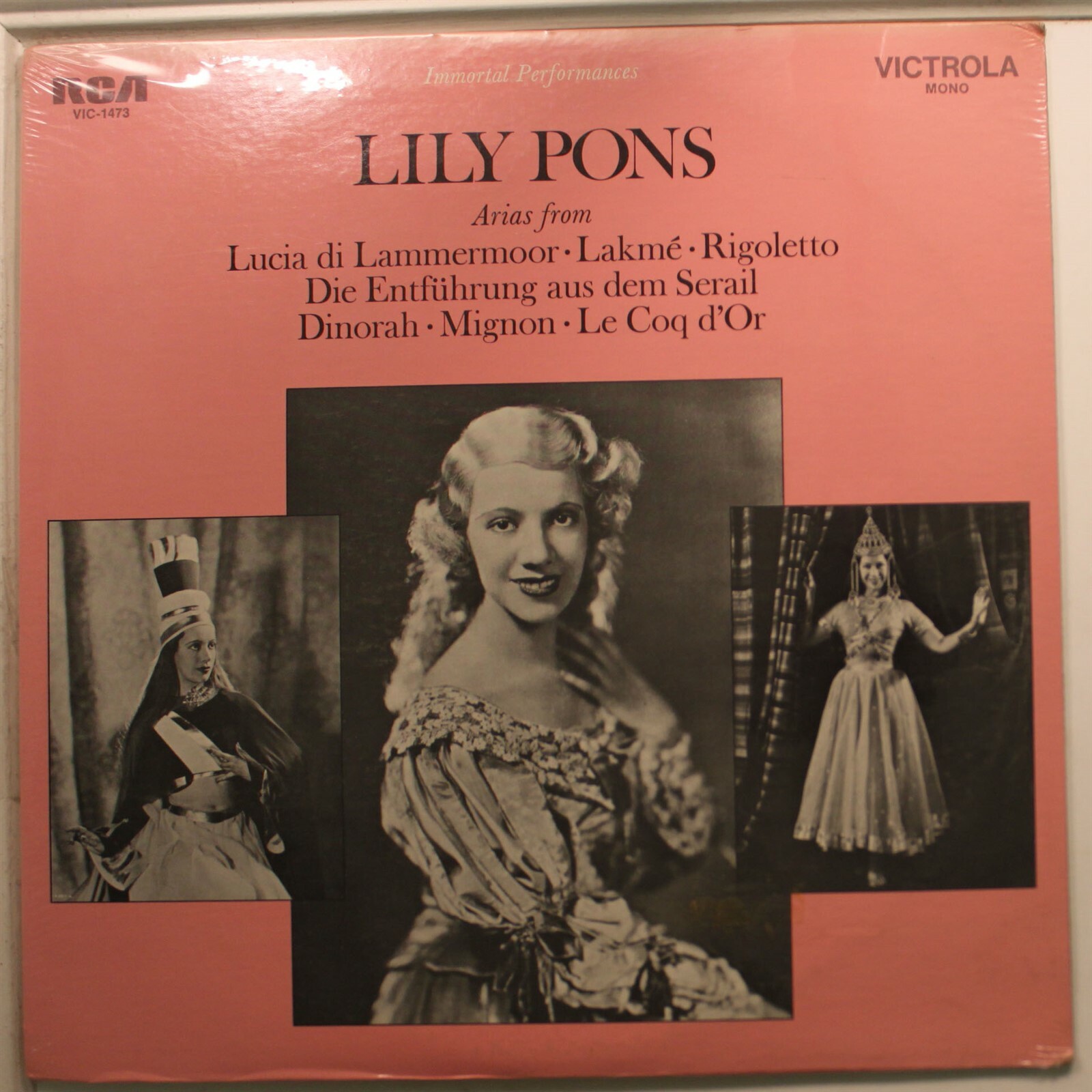 Lily Pons Lp Immortal Performances On Rca - Sealed / Sealed | eBay