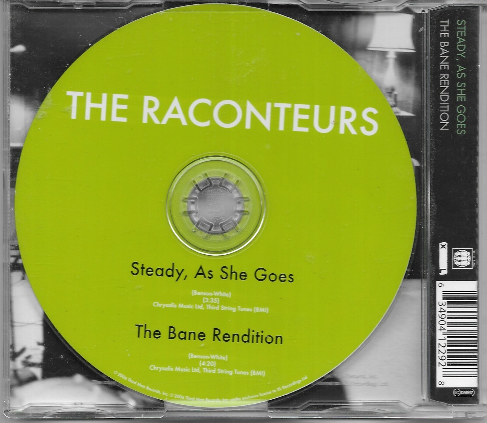 THE RACONTEURS -Steady As She Goes- 2 track CD Single Jack White ...