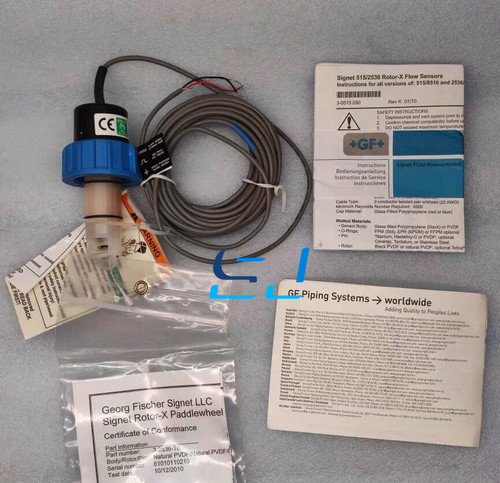 Brand new +GF+ 3-2536-T0 Integrated Rotating Wheel Flow Meter Sensor ...
