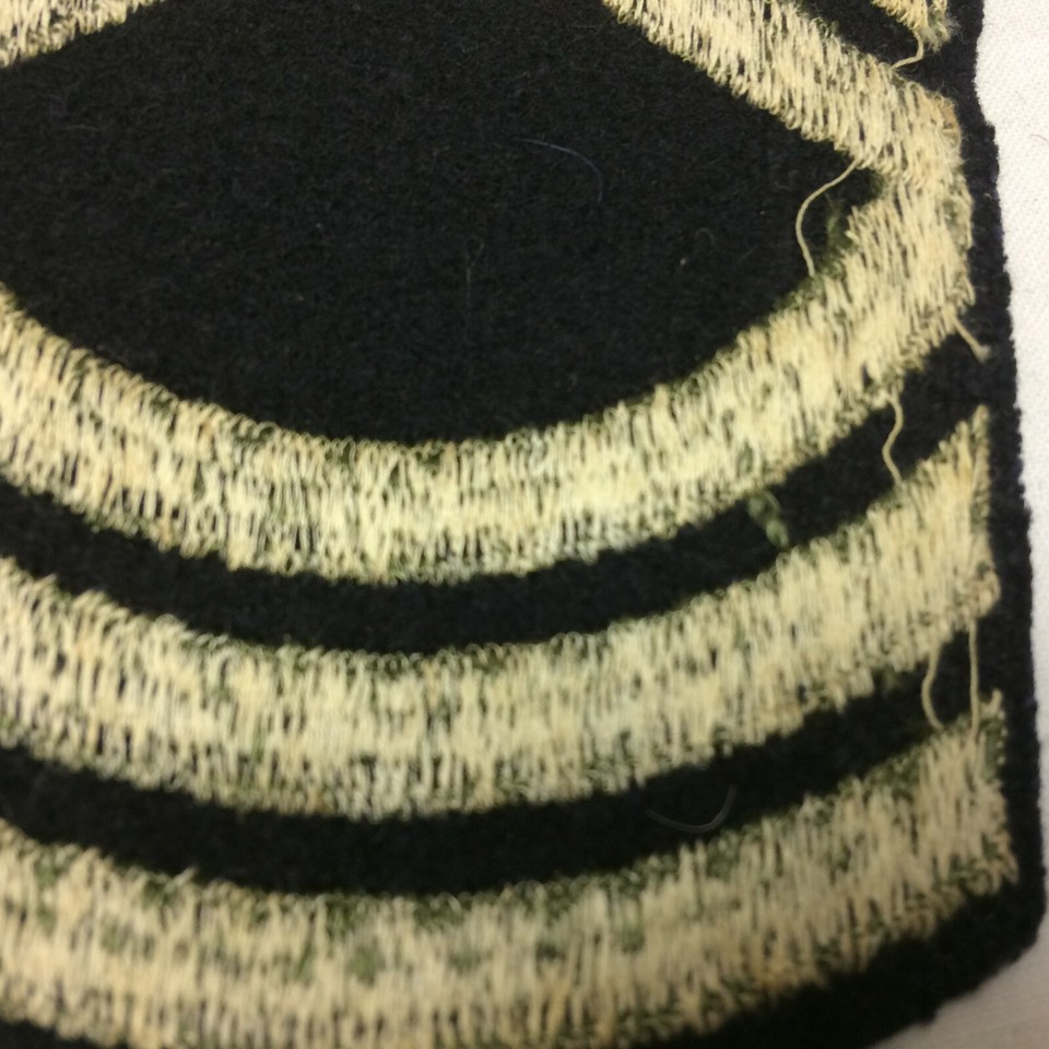 Military Patch Badge lot (2) Army Chevron Twill Variant SGT MJR ...