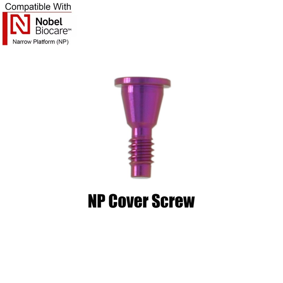 Dental Healing Cap Abutment NP Purple Fits Nobel Active NOB ∅3.6 ∅5.0 ∅ ...