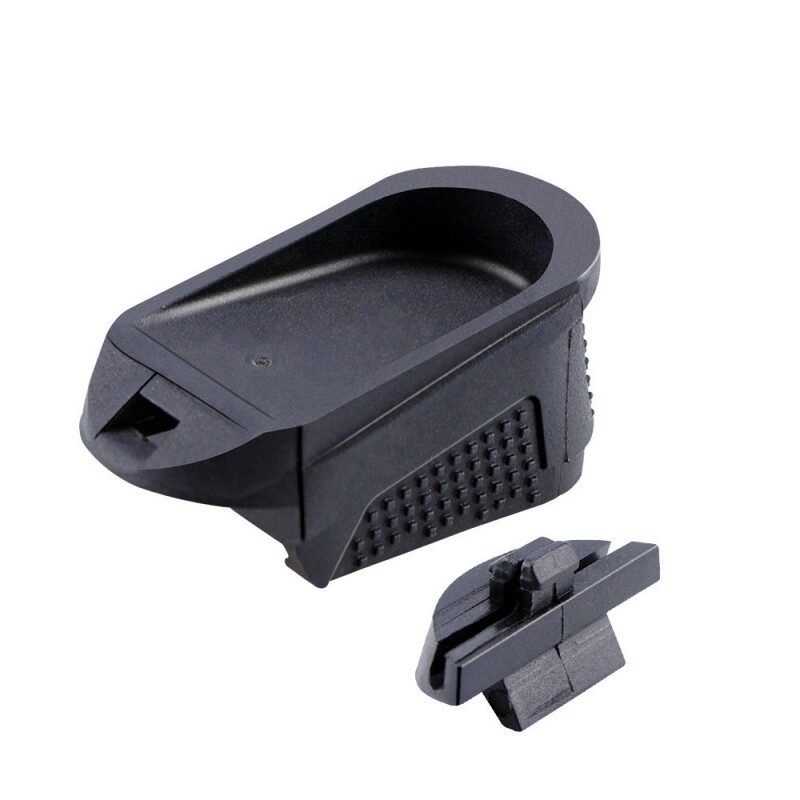 2 PCS Magazine Plate Extension for G26 27 33 GEN 4&5 9mm Mag Grip Base ...