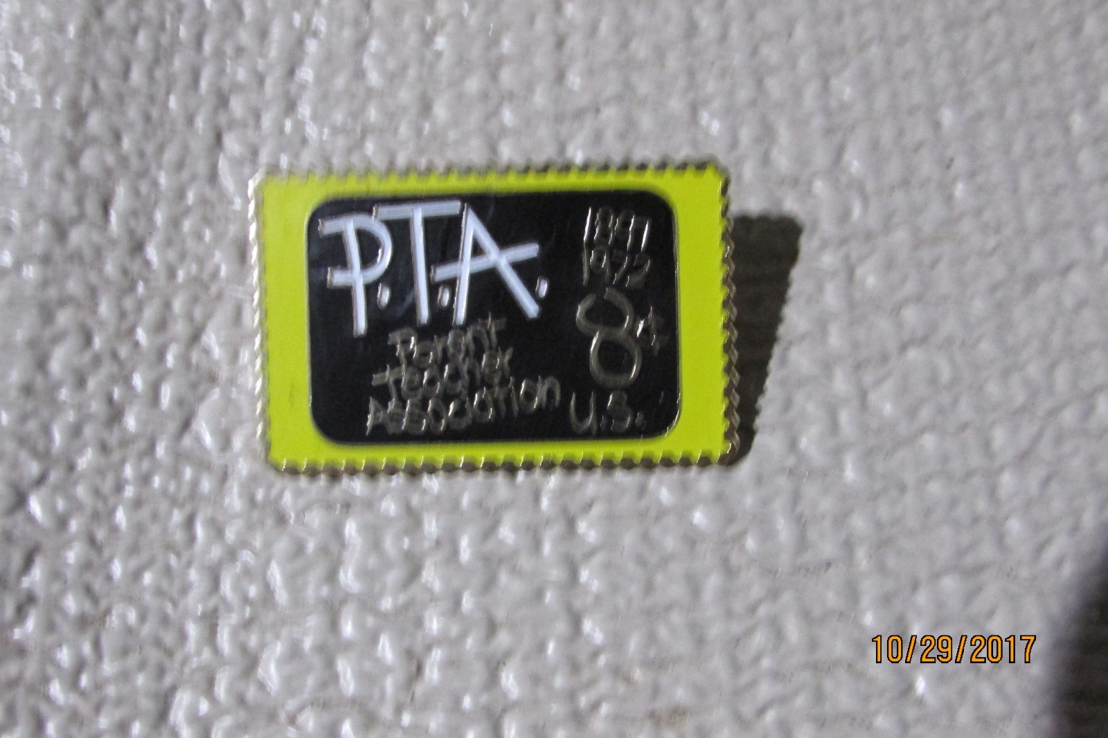 VINTAGE- USPS PTA Postage Stamp Pinback Metal Pin | eBay