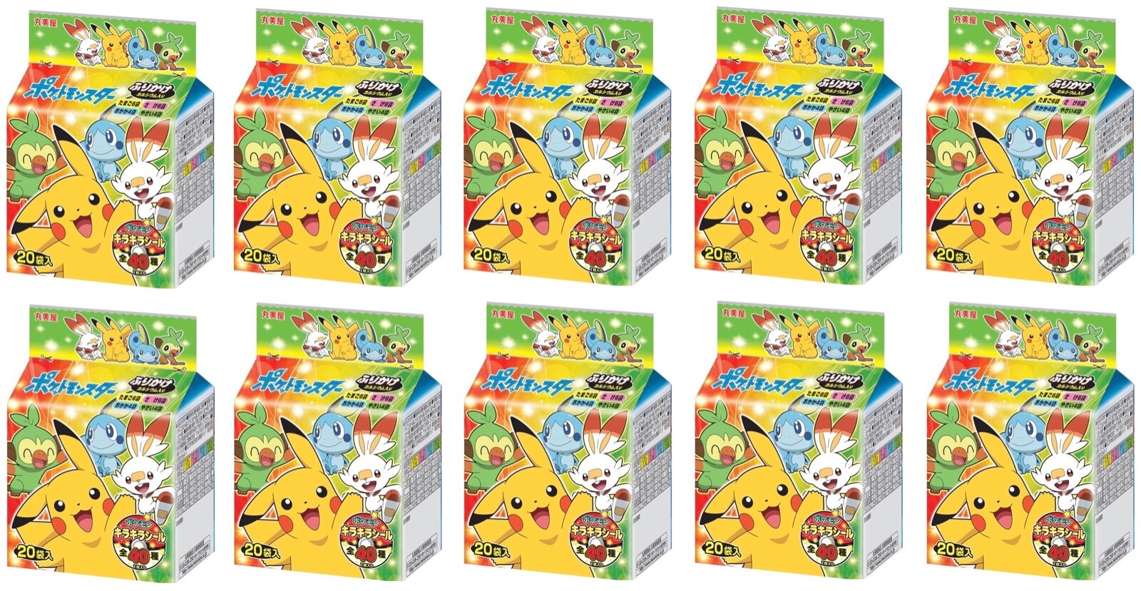 Marumiya Pokemon Furikake Rice Seasoning 4 Flavor 20pcs 10set for sale ...
