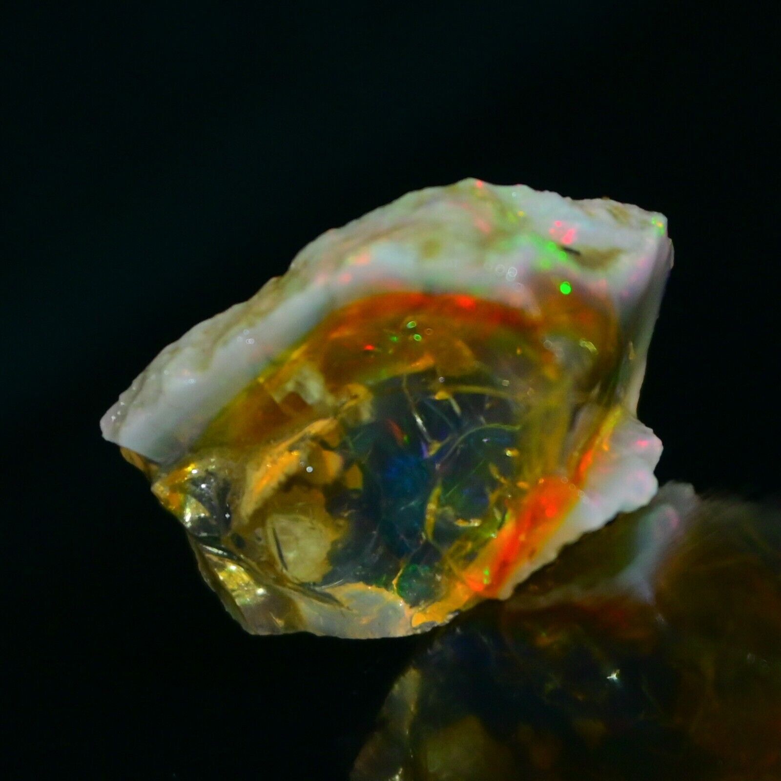 Red Opal Rough 25.95 Carat Natural Ethiopian Opal Raw Welo Opal ...