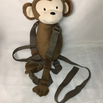 Gold Bug Child Harness Reach Monkey Plush Soft Stuffed Animal | eBay