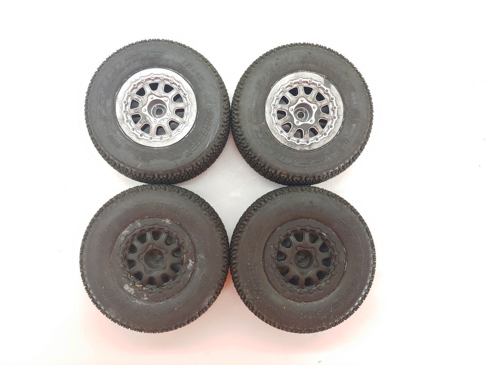 4x Proline Caliber 2.0 SC 1/10 Short Course Truck Tires on 12mm Hex ...
