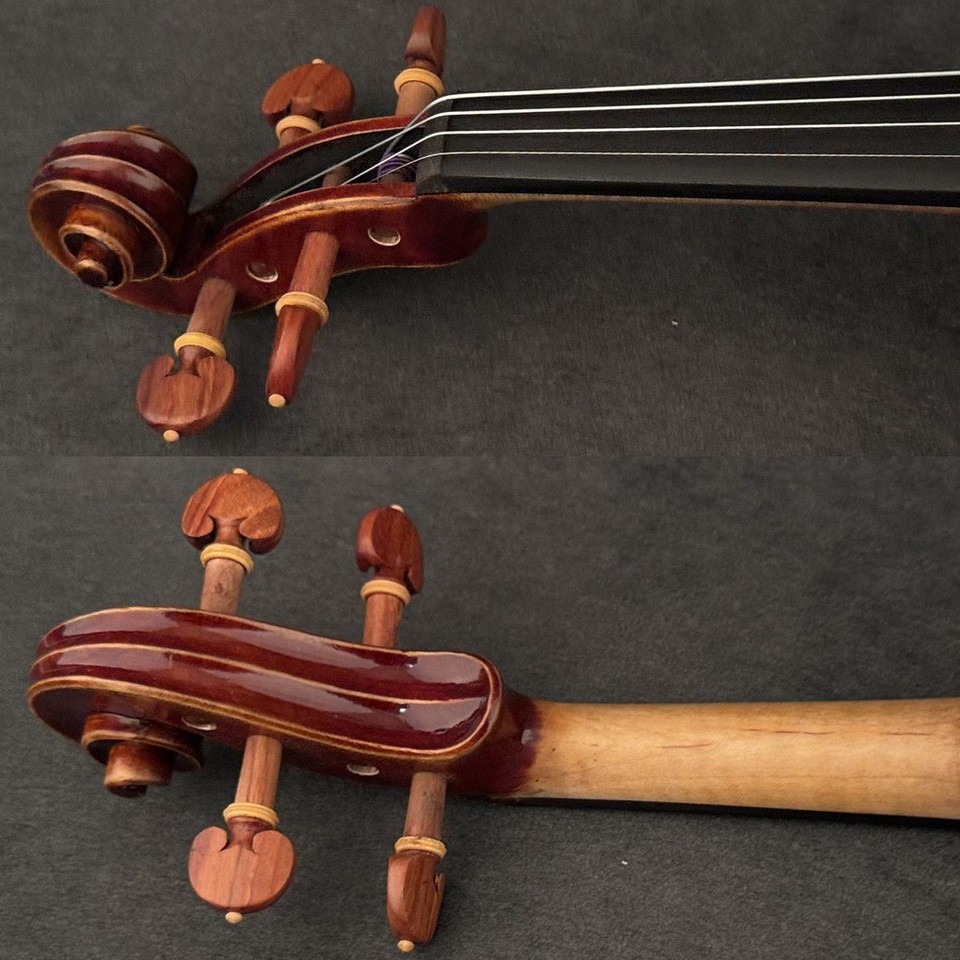 Master Antique Strad Style Left Hand Violin 4/4 Best European Wood ...