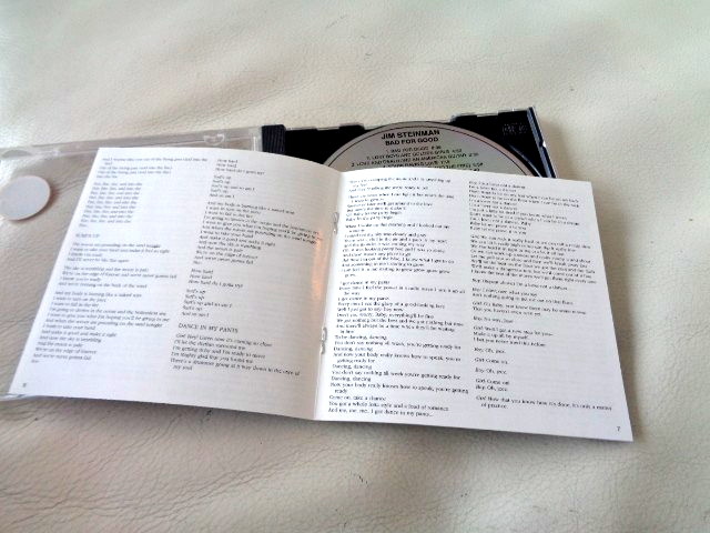 Jim Steinman CD Bad For Good Ellen Foley Karla DeVito Todd Rundgren ...