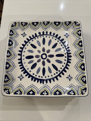 Threshold Clifton 4 Square Dinner Plates Stoneware Discontinued Target ...