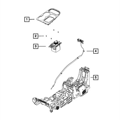 2014-2017 Dodge Durango Automatic Trans Shift Lever Module 10Pins ...
