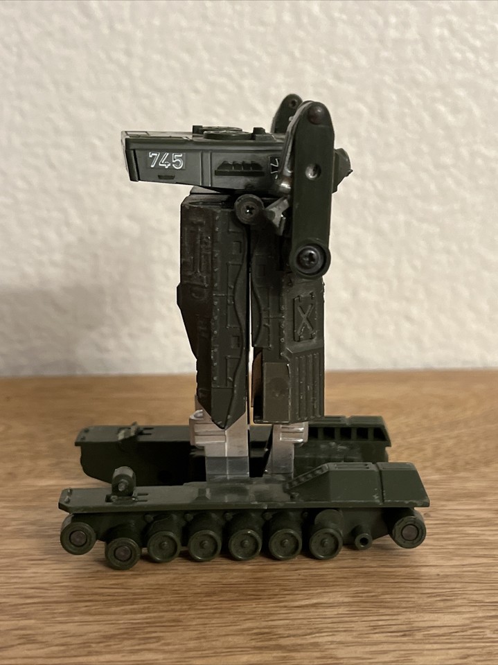 GO BOTS TRANSFORMER GREEN ROBOT TANK JAPANESE VNTG BANDAI (1983 ) DIE ...