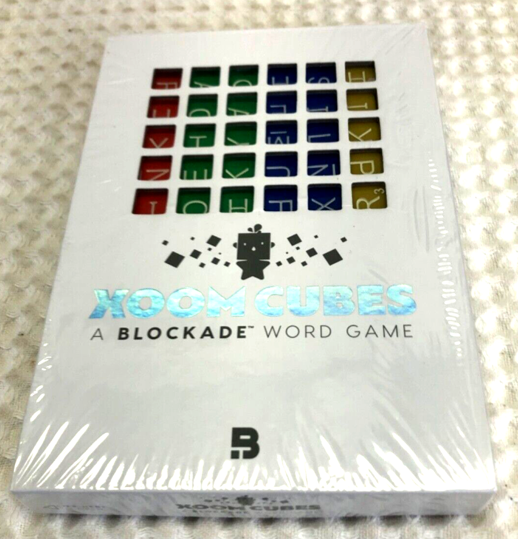 Ages 6+ XOOM CUBES A Blockade Word Game 2-4 Players | eBay