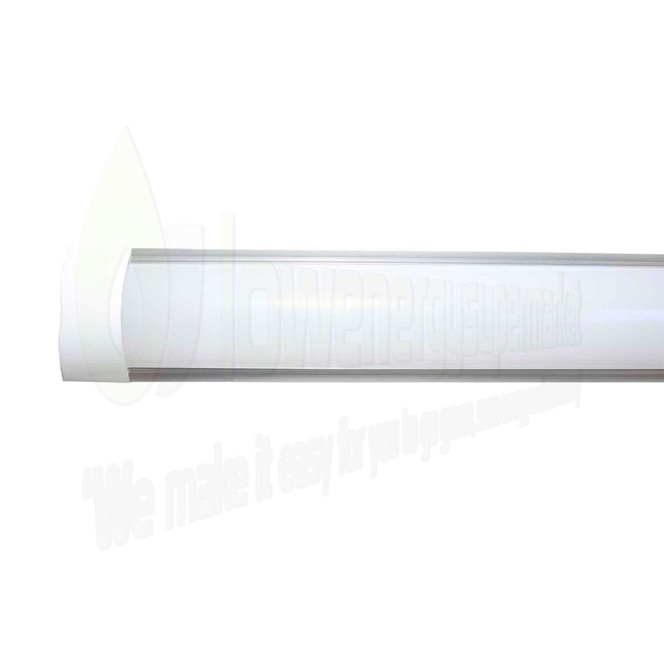 Slimline LED Tube Light Batten Ceiling or Wall Mount Slim High Lumens 2 ...