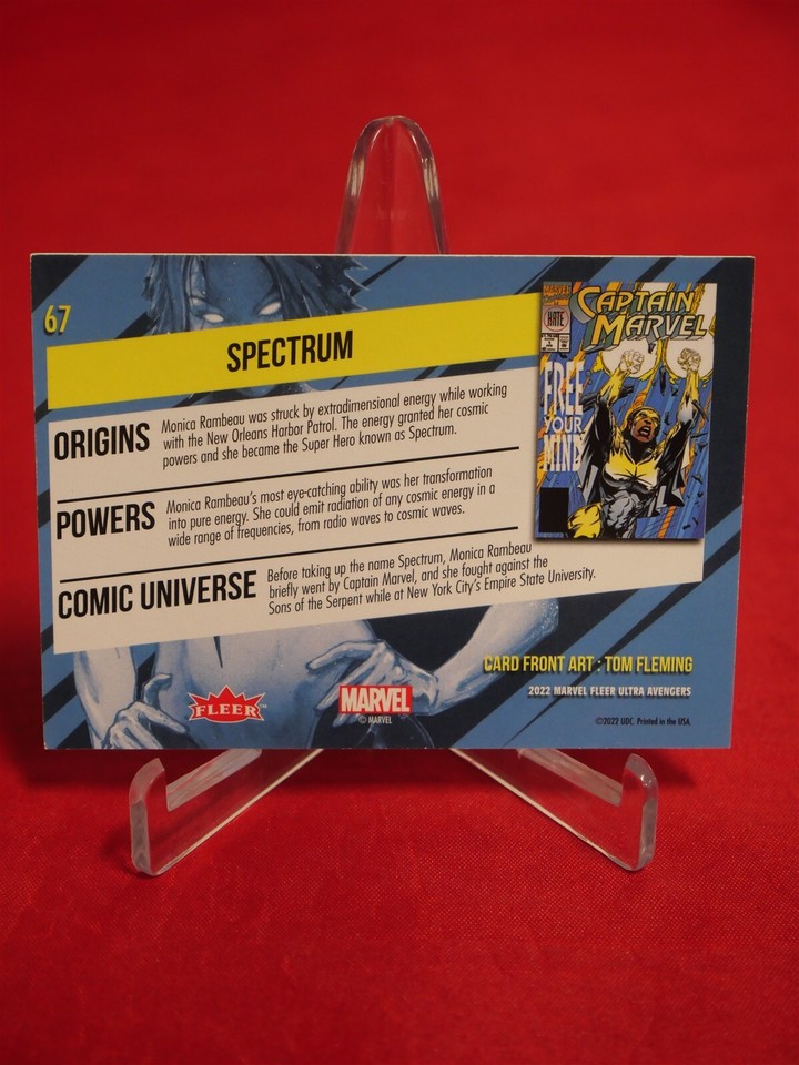 AVENGERS MARVEL Trading Card SPECTRUM 2022 Fleer Ultra #67 NM-MT | eBay