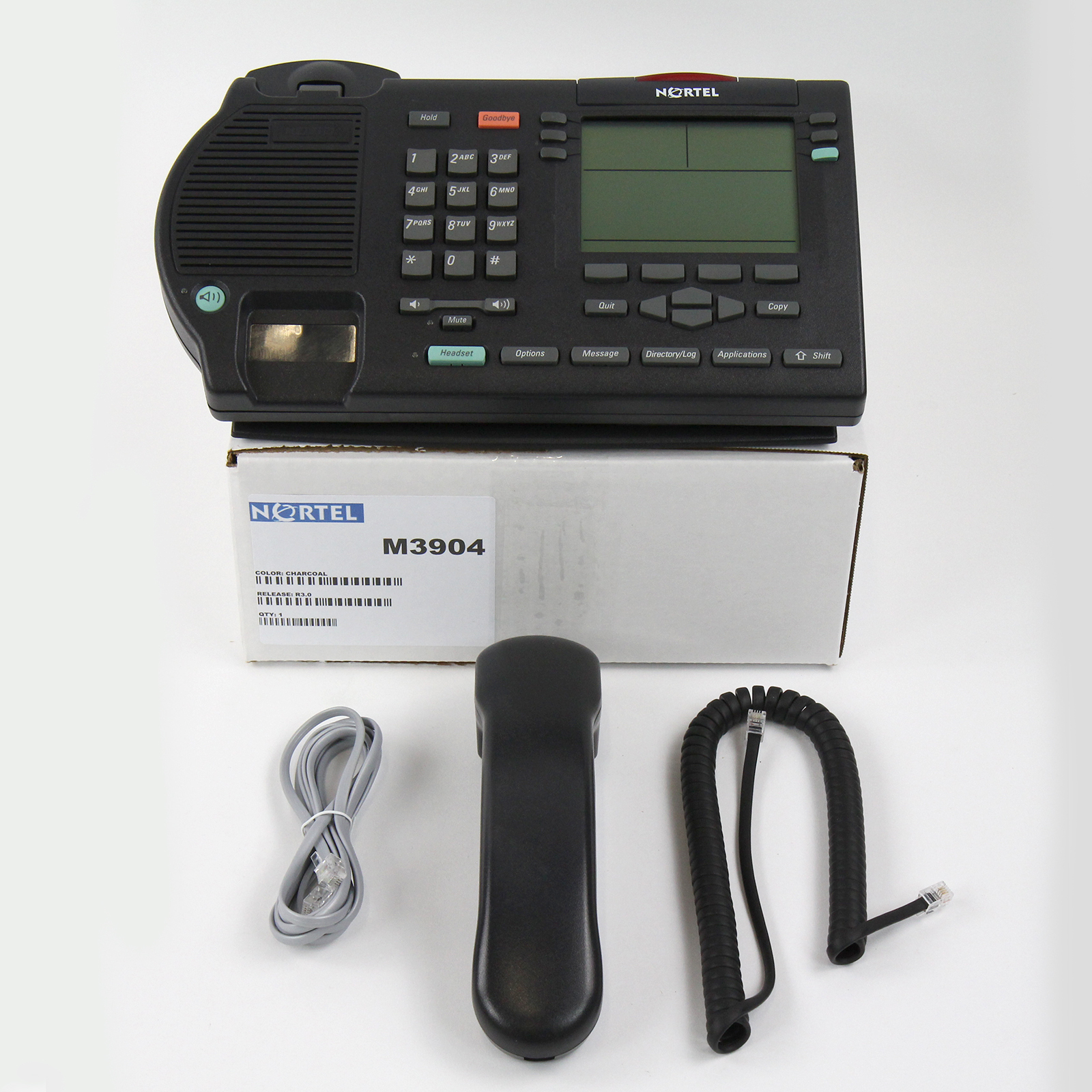 Nortel Meridian M3904 Display Avaya Phone Charcoal- Bulk (New Display ...