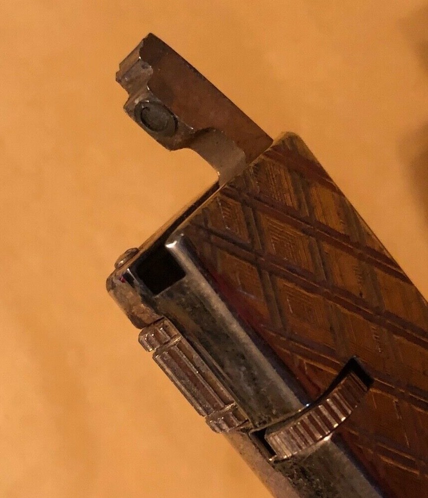 Vintage Kingstar Venus Gold Korea Made Cigarette Lighter Etched w ...