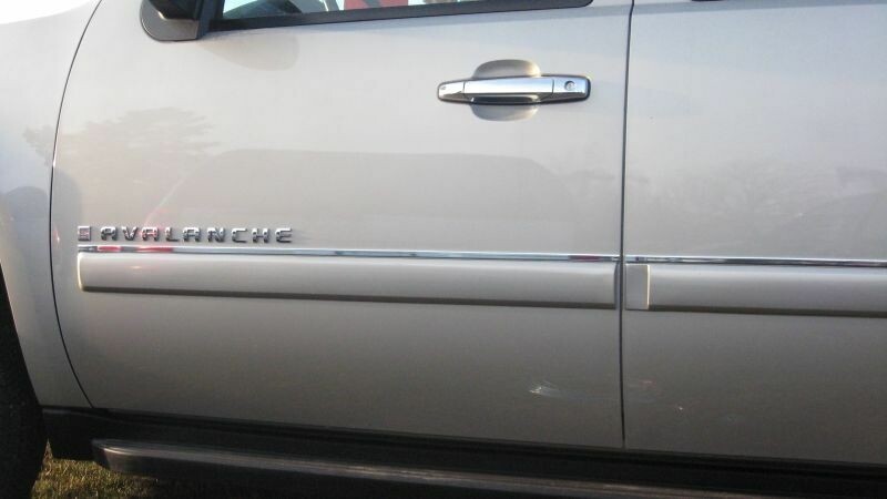 2007-2013 CHEVY CHEVROLET AVALANCHE CHROME SIDE DOOR TRIM MOLDINGS 4PC ...