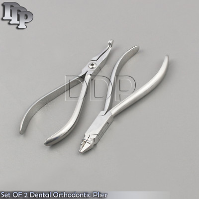 Set OF 2 Dental Orthodontic Young Loop Forming Wire Bending How Plier ...
