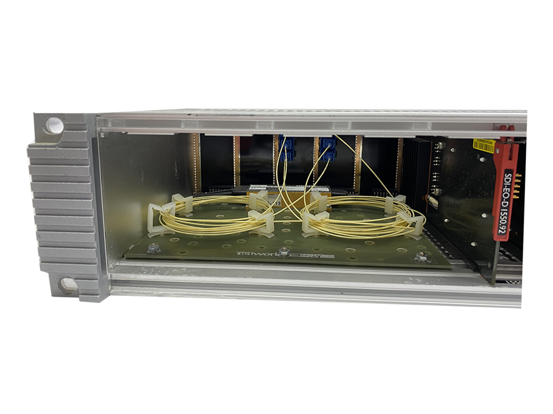 Nevion 2 RU frame with fiber DWDM wavelength Channel | eBay