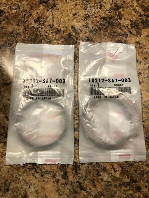 FACTORY HONDA EXHAUST PIPE GAKET PAIR (2) ACCORD ODYSSEY PILOT 18212 ...