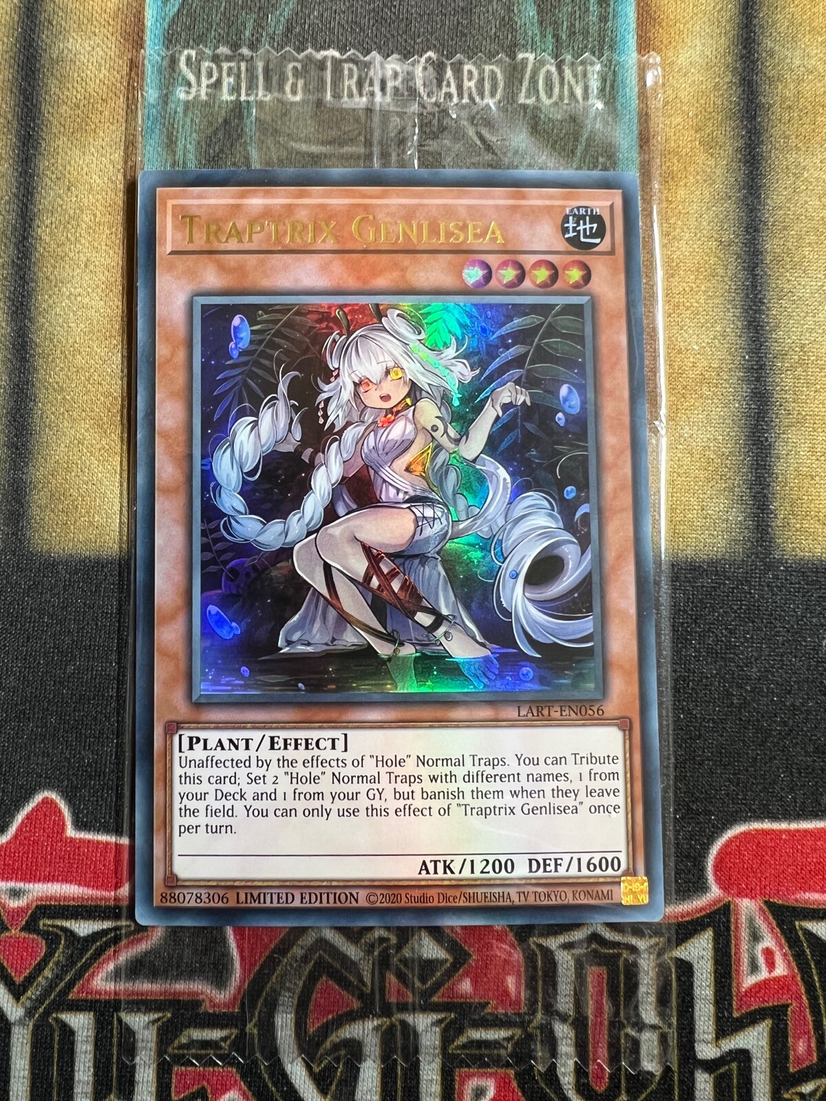 Yugioh Traptrix Genlisea LART-EN056 Ultra Rare Lost Art Promo SEALED ...