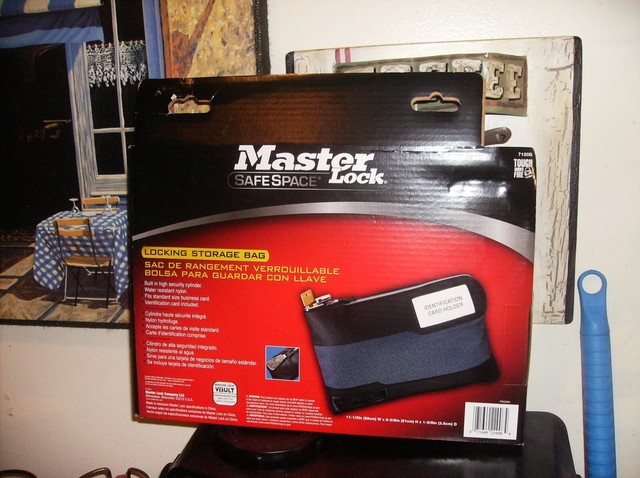 Master Lock 7120D Locking Security Bag - Blue for sale online | eBay