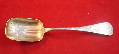 Sterling Silver Spoon Brite Bright Cut with Gold Wash (#2391) | eBay