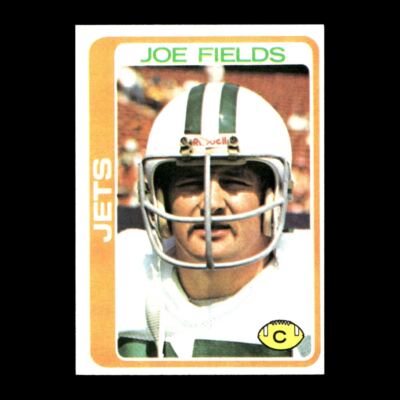 Joe Fields 1978 Topps New York Jets #161 R308F | eBay