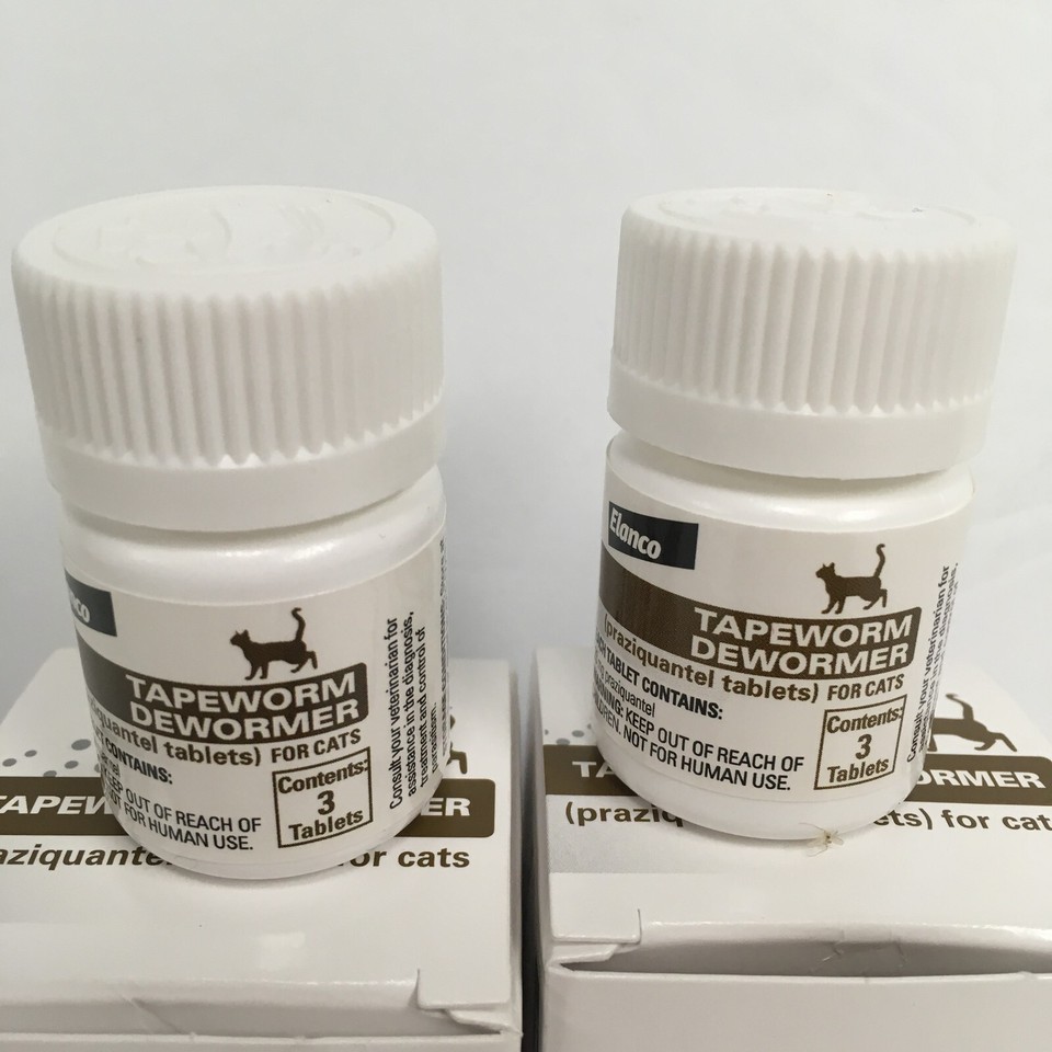 Elanco Tapeworm Dewormer Tablets for Cats Exp Date 04/28 2 Pack | eBay