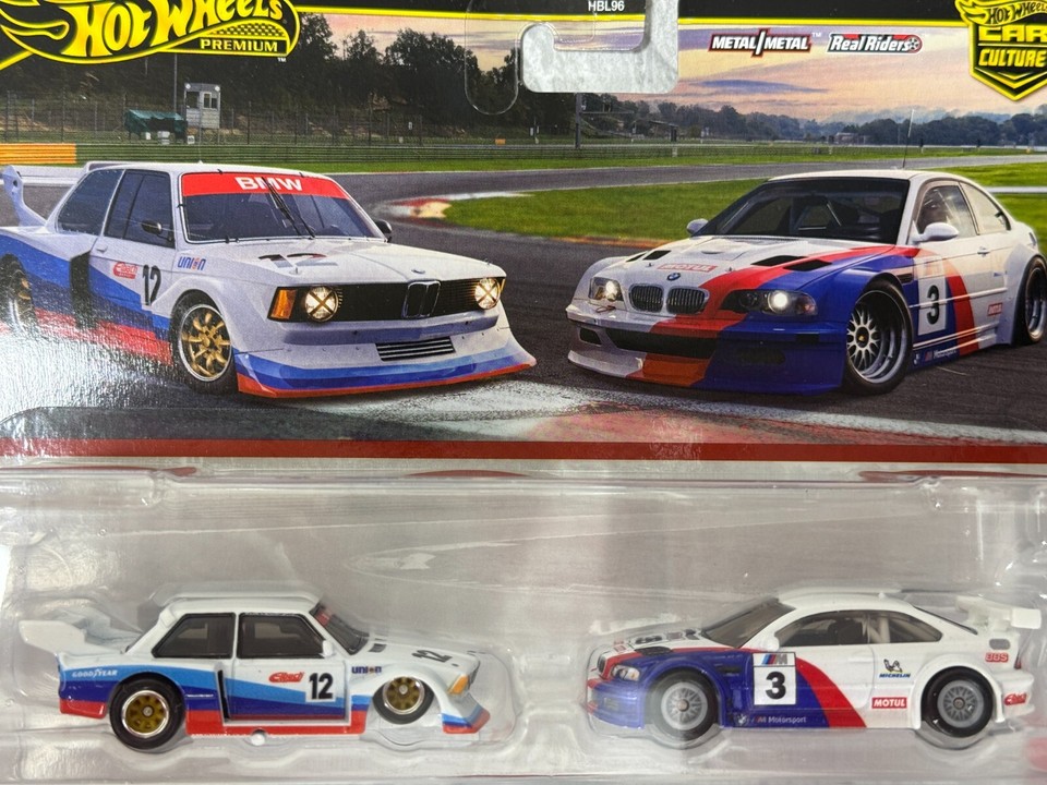 2025 Hot Wheels Premium Car Culture 2 Pack BMW 320 Group 5 & 2001 BMW ...