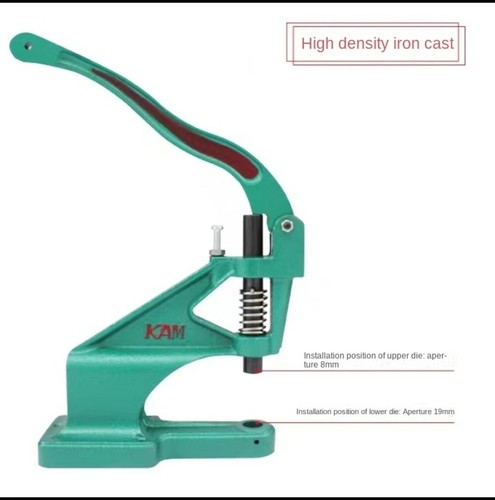 Metal Manual Grommet Machine Hand Press Abrasive Tools Eyelets Spot ...