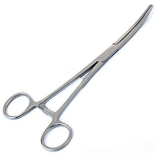 4 Pieces Of SCHNIDT Tonsil Hemostatic Forceps 7" Slight Curve ...