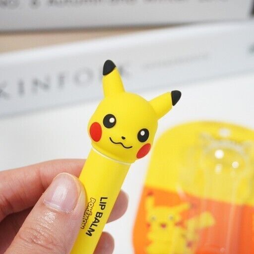 Pokemon Pikachu x VEILMENT Vitamin Lip Balm (Provitamin A) Chapstick K ...