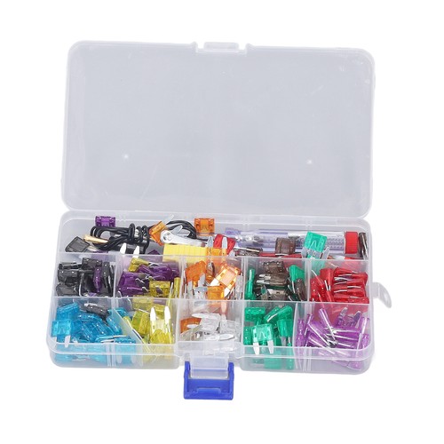 Automotive Fuse Assortment Kit Wide Application Blade Type Car Fuses 2A ...