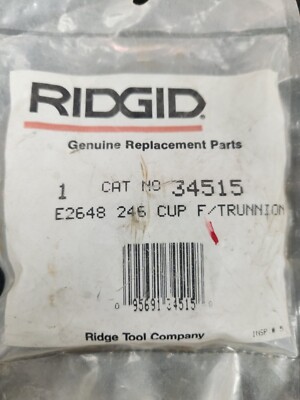 QTY 1 NEW RIDGID 34515 E2648 246 PIPE CUTTER CUP F/TRUNNION | eBay