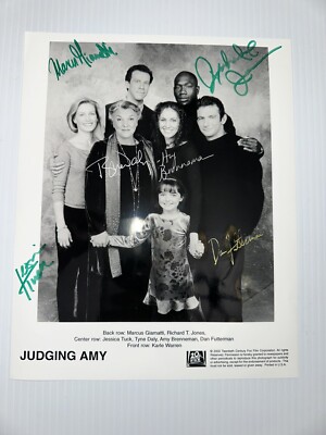2000 Signed Autograph Press Photo "Judging Amy" TV Series Cast, Rare ...