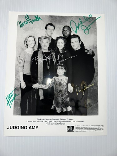 2000 Signed Autograph Press Photo "Judging Amy" TV Series Cast, Rare ...